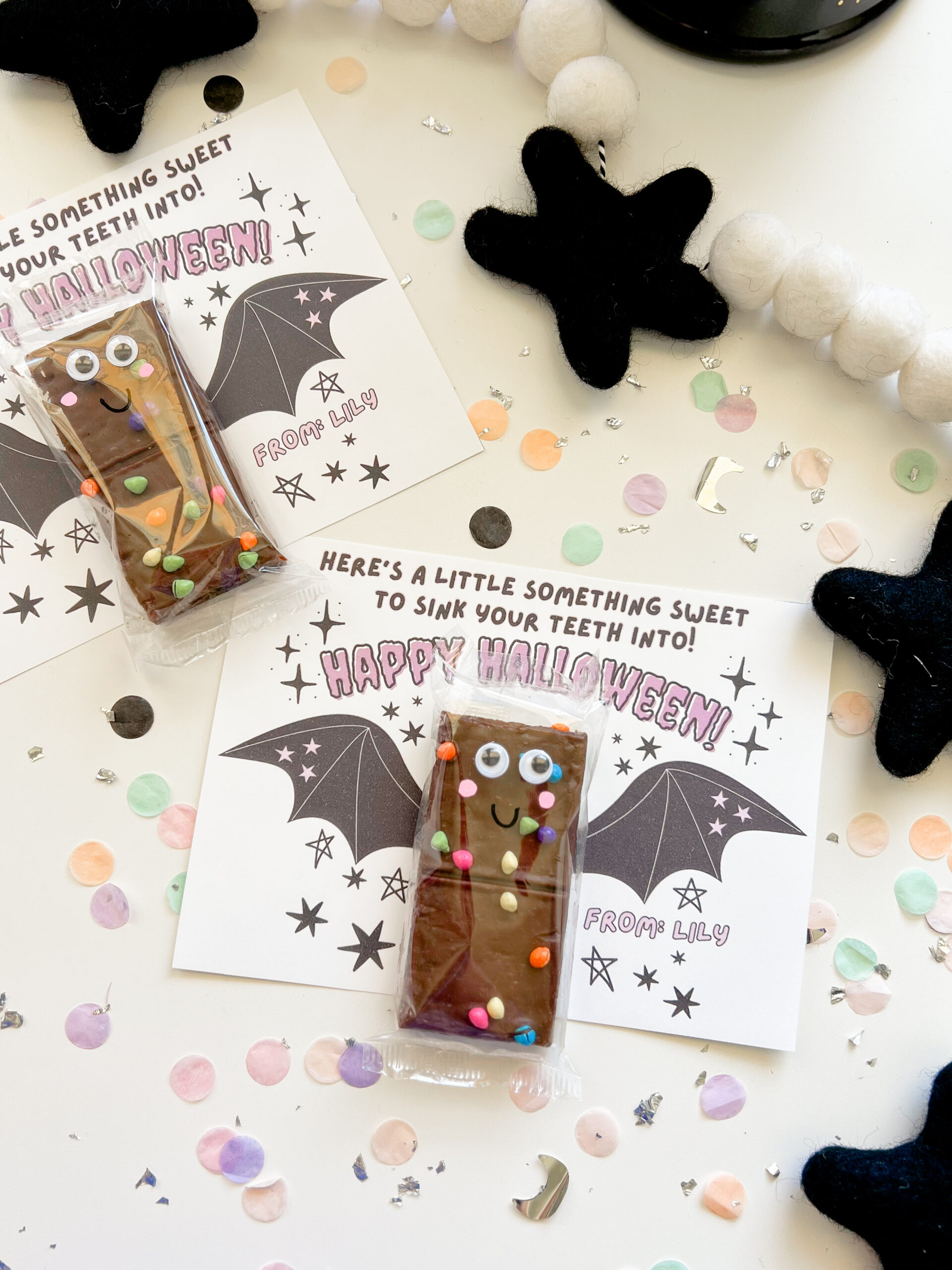 Halloween Class Treats Printable🦇👻💜 - Kelsey Easterling